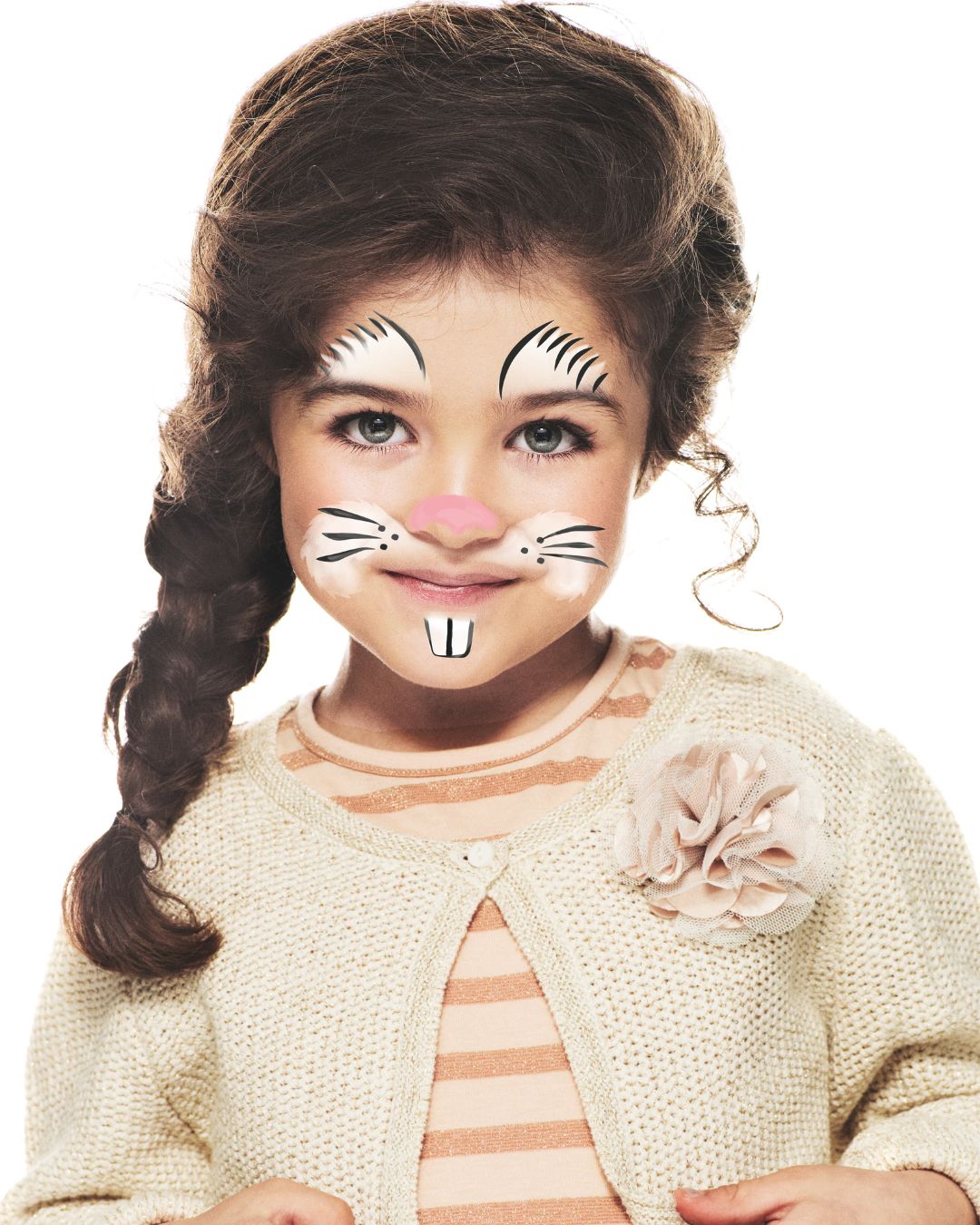 Bunny Face Paint - 3 Easy Steps – Snazaroo